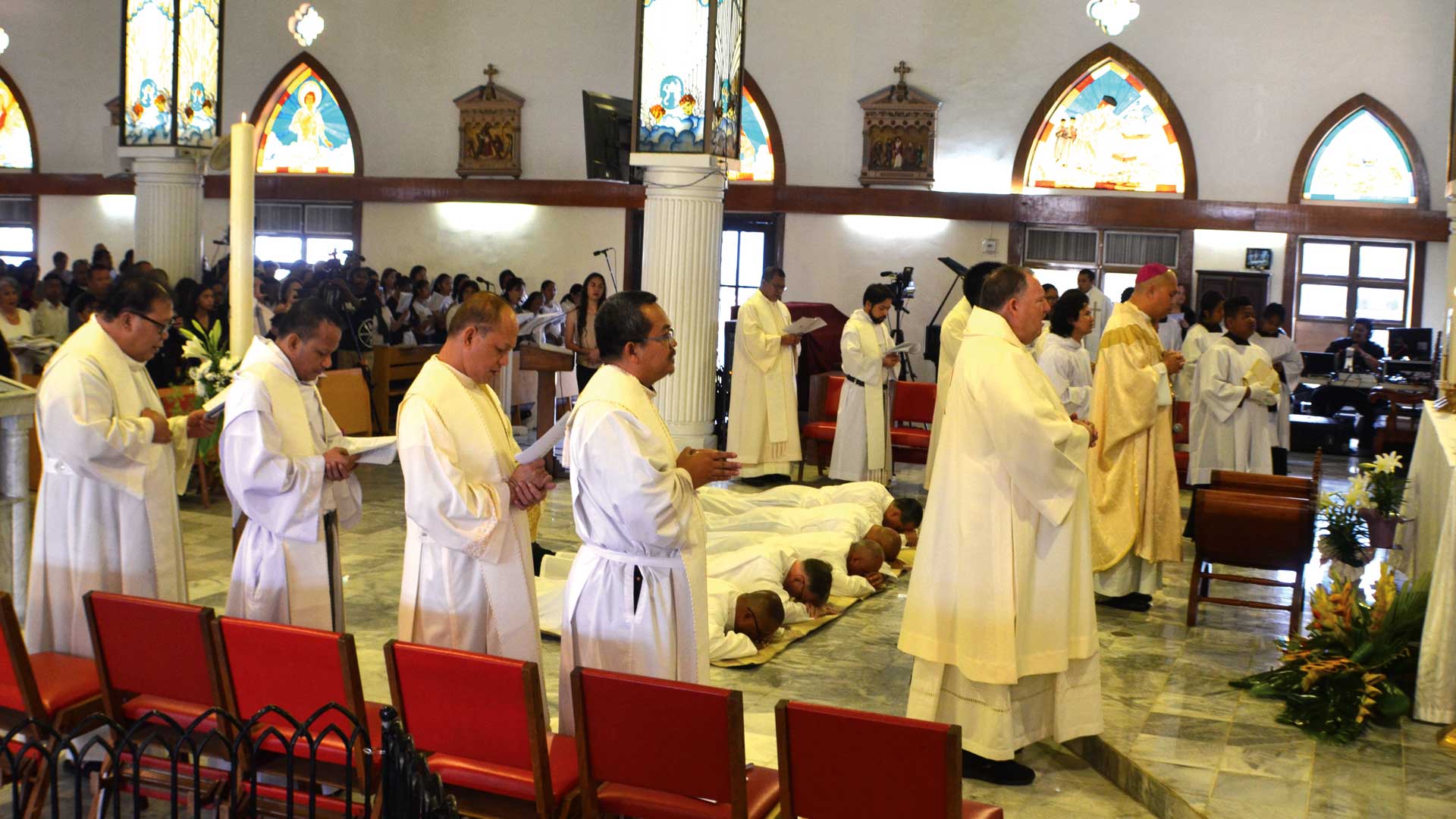 Bishop Ryan Ordained Five Permanent Deacons for Saipan – North Star